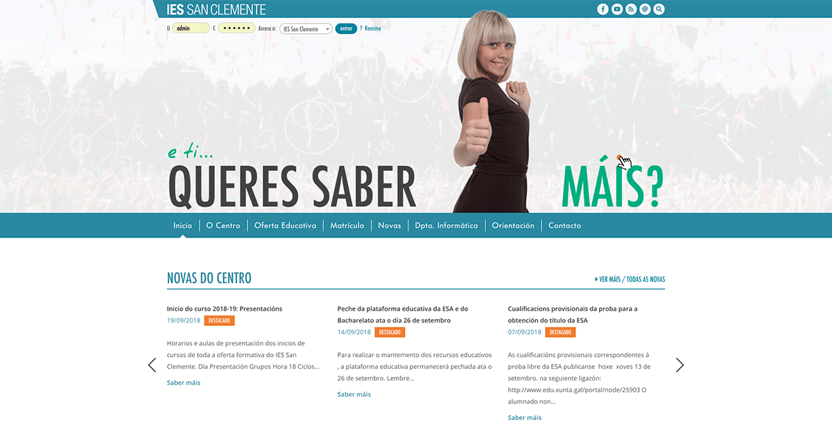 Exames 1ª Avaliación ESA C2 | IES San Clemente